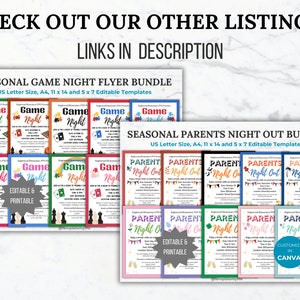 March Game Night Church Flyer Fundraiser Template Business Event Flyer ...