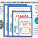 Pajama Day School Spirit Flyer PTO Template Pajama Day Fundraiser ...