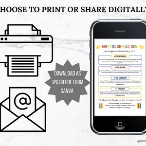 Why Join PTA Flyer Why Join PTO Flyer Editable Pto Template Pta ...