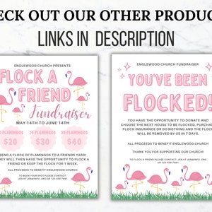 Flock a Friend Form Template Flock My Yard Editable PTA Printable ...