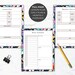Lesson Planner Printable Teacher Lesson Plan Bundle Class Schedule ...