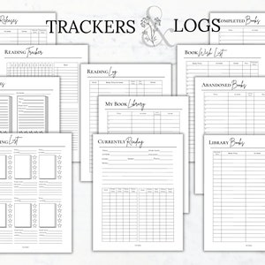 Reading Journal Printable for Book Review for Book Journal Log Reading ...
