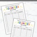 PTA Sign up Sheet Template PTO Sign up Sheet Printable School Event ...