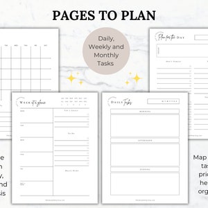 Brain Dump Planner Printable Brain Dump Journal Page Task Tracker Daily ...