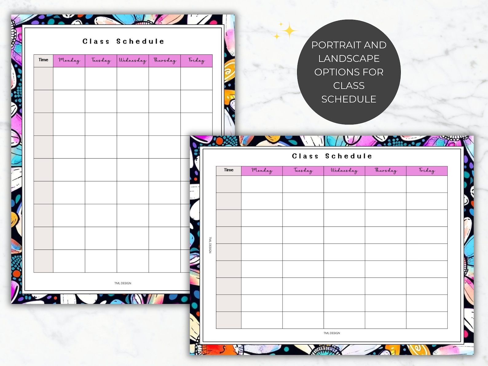 Lesson Planner Printable Teacher Lesson Plan Bundle Class Schedule ...