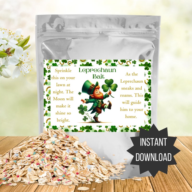 Leprechaun Bait Tag - Etsy