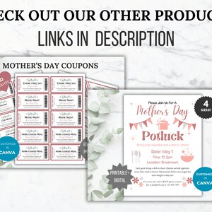 Mothers Day Fundraiser Flyer Template Plant Sale Flyer Editable Flower ...