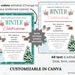 Winter Event Invite Flyer Editable Winter Party Invitation - Etsy