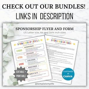 Fundraising Achievement PTA Flyer Fundraising Graph PTO Template ...