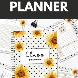 Class Planner Printable Teacher Organization Planner Classroom Binder ...