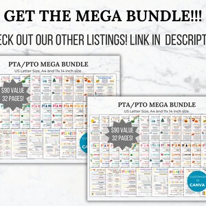 PTA Sign up Sheet Template PTO Sign up Sheet Printable School Event ...