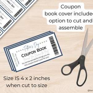 Fathers Day Printable Coupons Last Minute Gift Printable for Father's ...