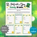 St Patricks Day Candy Gram Flyer PTO Template St Patty Day Lucky Gram ...