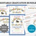 Editable Kindergarten Graduation Invitation Printable Elementary ...
