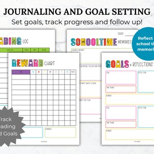 Printable Kids Planner School Year 2025-2026 Calendar Editable Kids ...