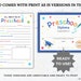 Preschool Graduation Invitation Editable Pre-k Graduation Ceremony ...