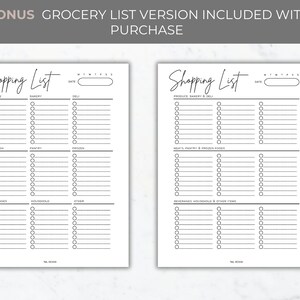 Editable Back to School Shopping List Printable School Supply List ...