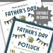 Fathers Day Potluck Flyer Template Potluck Invitation Flyer ...