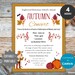 Chili Cook off Flyer Invitation PTO Template Autumn Fundraiser Invite ...