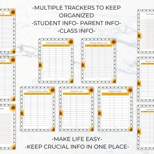 Class Planner Printable Teacher Organization Planner Classroom Binder ...