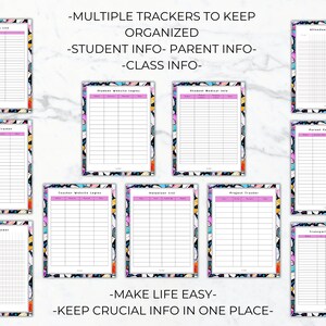 Class Planner Printable Teacher Organization Planner Classroom Binder ...
