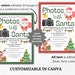 Photo With Santa Christmas Fundraiser Flyer PTO Template Holiday ...