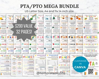 PTO Newsletter Flyer Parent Teacher Organization Flyer - Etsy