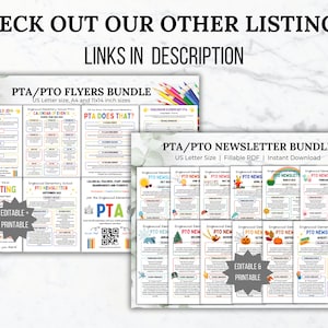 June PTA Newsletter Flyer Printable PTO School Newsletter Flyer ...