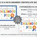Editable PTA Membership Certificate Award PTO Member Appreciation Sign ...