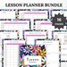 Lesson Planner Printable Teacher Lesson Plan Bundle Class Schedule ...