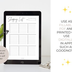 Editable Back to School Shopping List Printable School Supply List ...