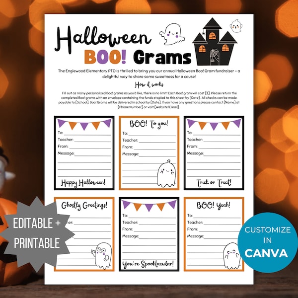 School Boo Grams - Etsy