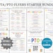 Monthly Pto Pta NEWSLETTER Flyer Printable Community Newsletter ...