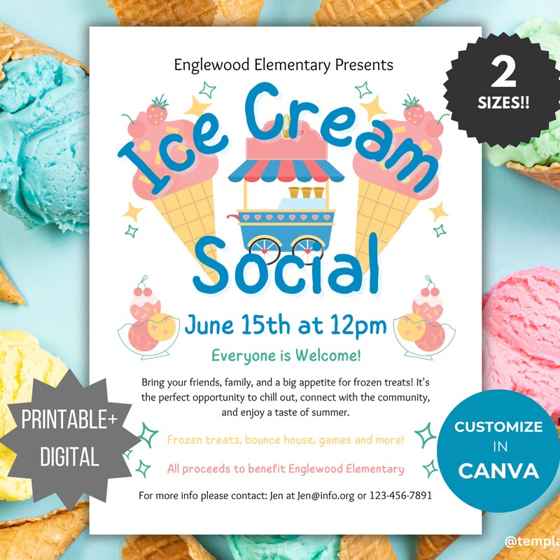 Ice Cream Social - Etsy