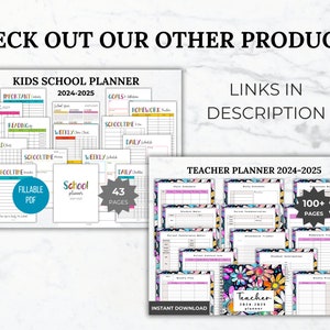 PTA PTO School Year Calendar Template 2024-2025 Portrait Monthly ...
