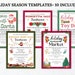 Holiday Fundraiser Flyer Editable Template Bundle Toy Drive Printable ...