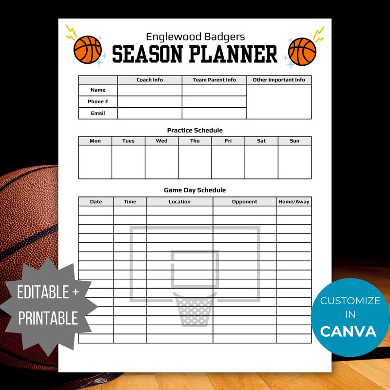 Basketball Season - Etsy