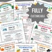 PTA PTO NEWSLETTER Flyer Editable Template Bundle Monthly Classroom ...