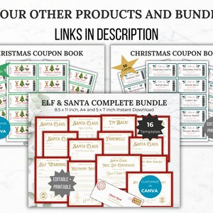 Santa Nice List Certificate Printable Letter From Santa Gift Kids ...