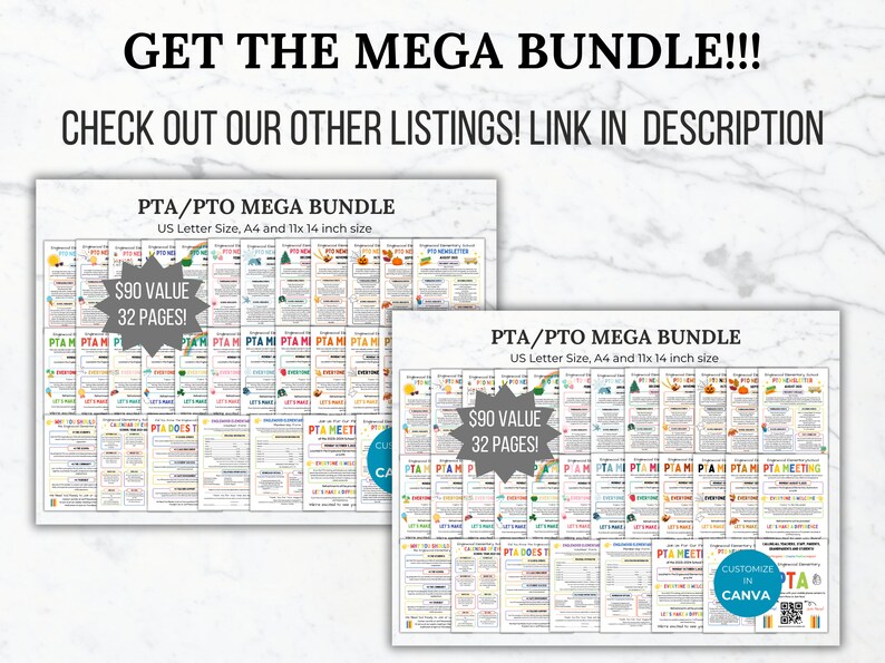 Editable PTA Flyer Bundle PTA Hand Out Templates Why Join the - Etsy