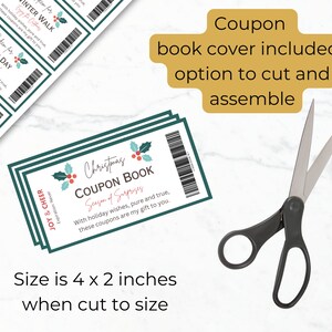 Holiday Coupon Book for Mom Printable Christmas Gift Idea for ...