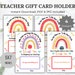 End of Year Teacher Gift Card Holder Printable Teacher Appreciation ...