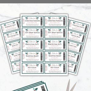 Holiday Coupon Book for Mom Printable Christmas Gift Idea for ...