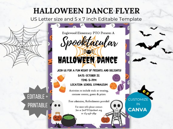Halloween Dance Flyer Templates