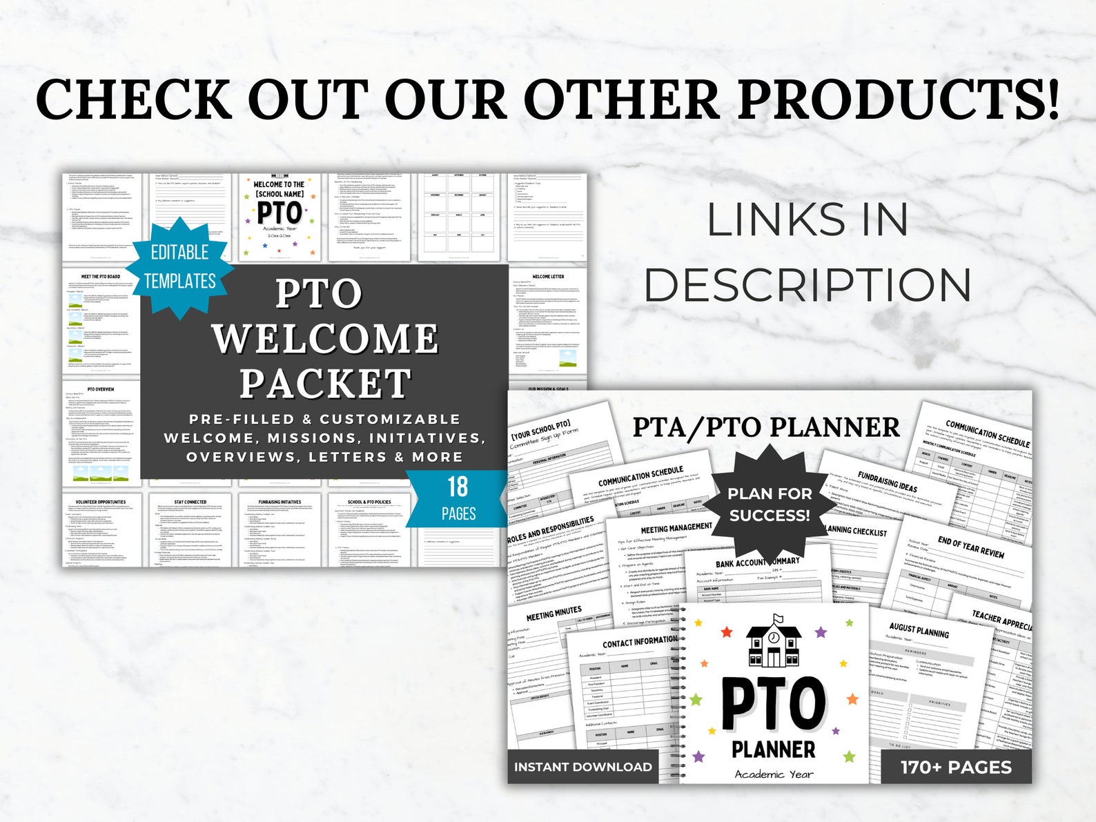 Fall PTA Meeting Flyer Printable PTO Fall Meeting Flyer Editable ...