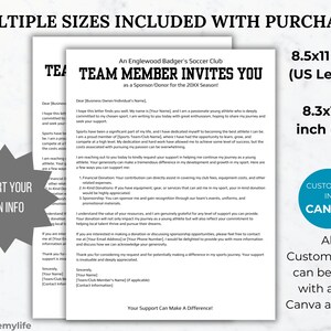 Team Sponsorship Letter Template Business Sponsor Invite Member ...