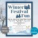Winter Festival Flyer Invitation PTO Template Holiday Festival ...