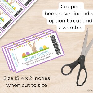 Easter Coupon Book for Kids Easter Bunny Gift Voucher Printable Kid ...