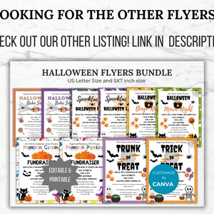 Halloween Candy Gram Flyer PTO Template Halloween Boo Gram Printable ...