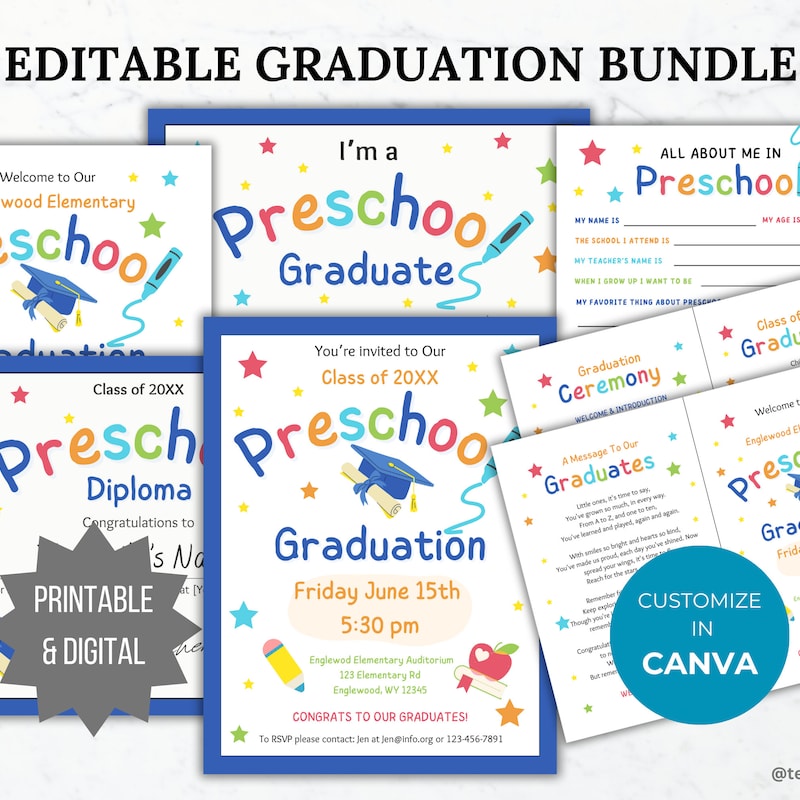 Preschool Graduation - Etsy